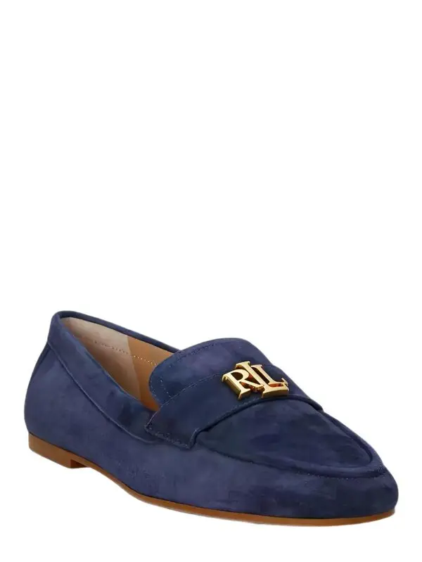 Ralph Lauren Averi Iii Suede Loafers - Blue