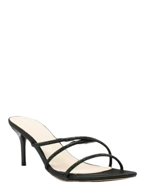 TWENTY FOURHAITCH Lovers Crystal-embellished Sandals - Black