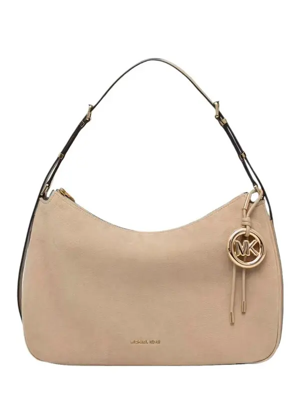 Michael Kors Nolita Logo-plaque Shoulder Bag - Neutrals
