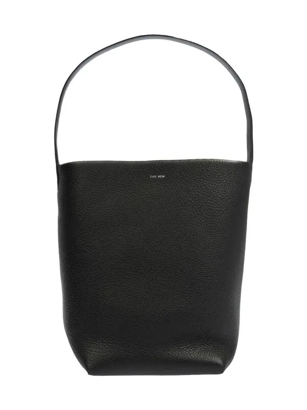 THE ROW Park Tote Medium Leather Tote - Black