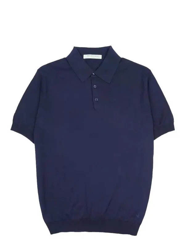 BROOKSFIELD Buttoned Polo Shirt - Blue