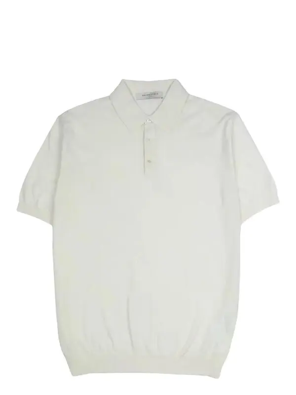 BROOKSFIELD Buttoned Polo Shirt - Neutrals