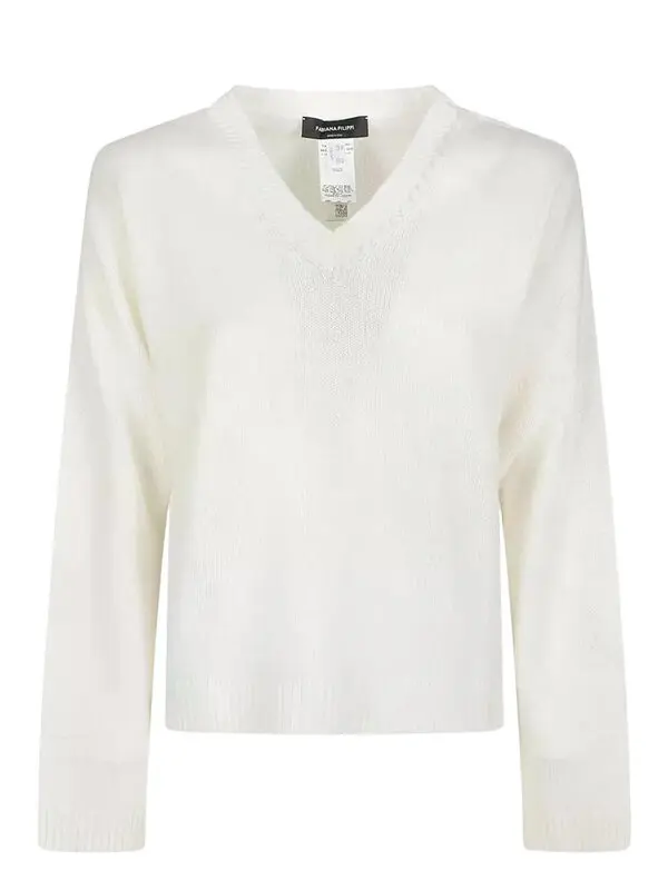 Fabiana Filippi V-neck Sweater - Neutrals