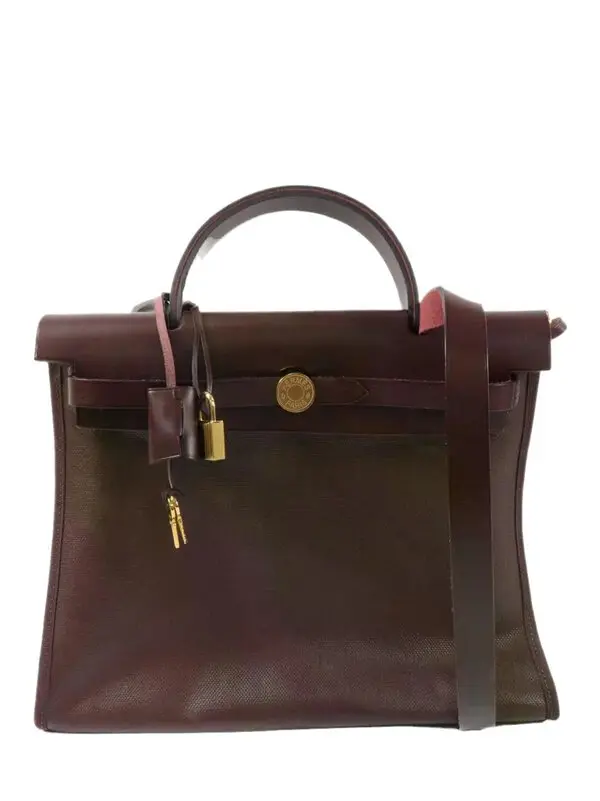 Hermès Herbag Pm Tote Bag - Brown