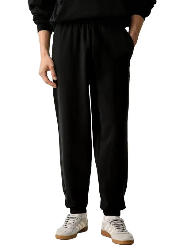 Adidas Small-logo Regular Cuffed Joggers - Black