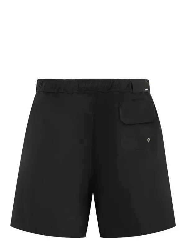 Amiri Logo-patch Swim Shorts - Black