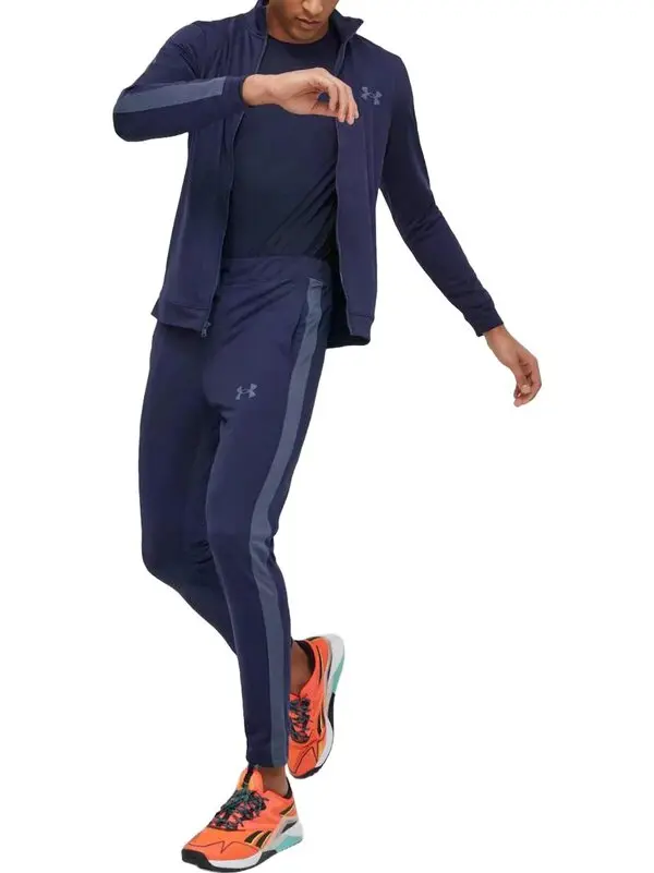 Under Armour Logo-print Zip-up Tracksuit - Blue