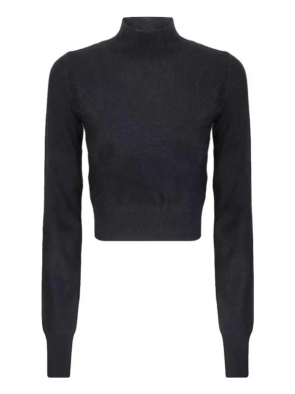 Sportmax High-neck Cashmere Sweater - Black