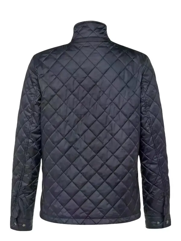 Geox Barberigo Quilted Jacket - Blue
