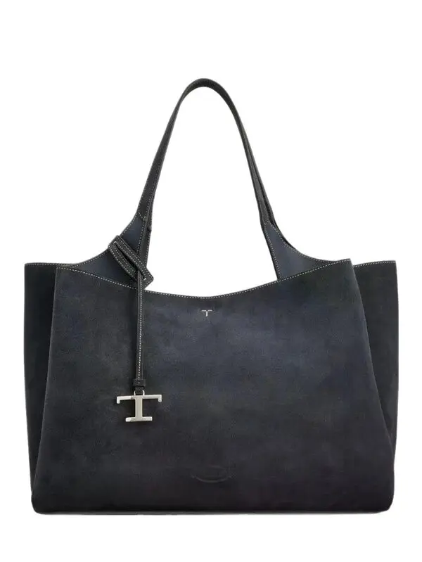 TOD'S Bag In Suede Medium - Blue