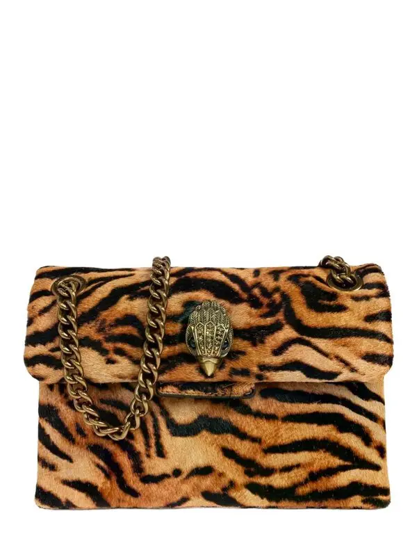 Kurt Geiger Mini Kensington Tiger-print Shoulder Bag - Orange