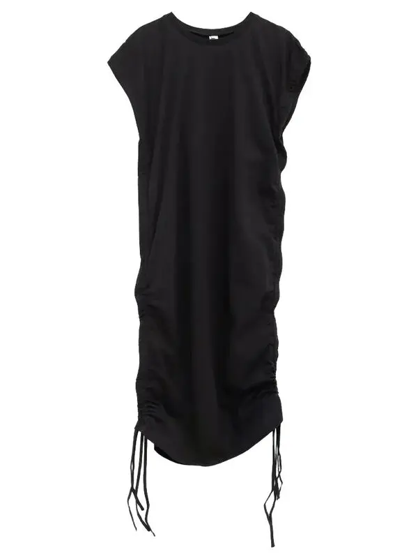 BASERANGE Drawstring Dress - Black