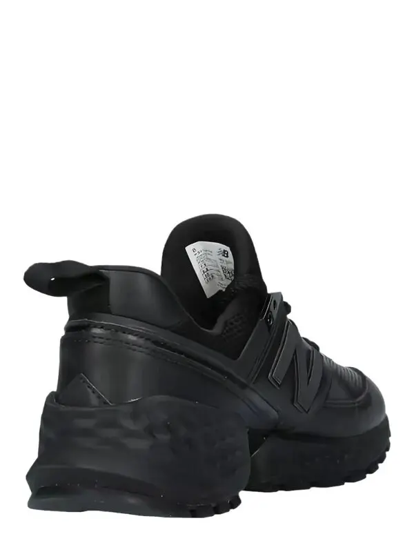 NEW BALANCE 574 Panelled-leather Sneakers - Black