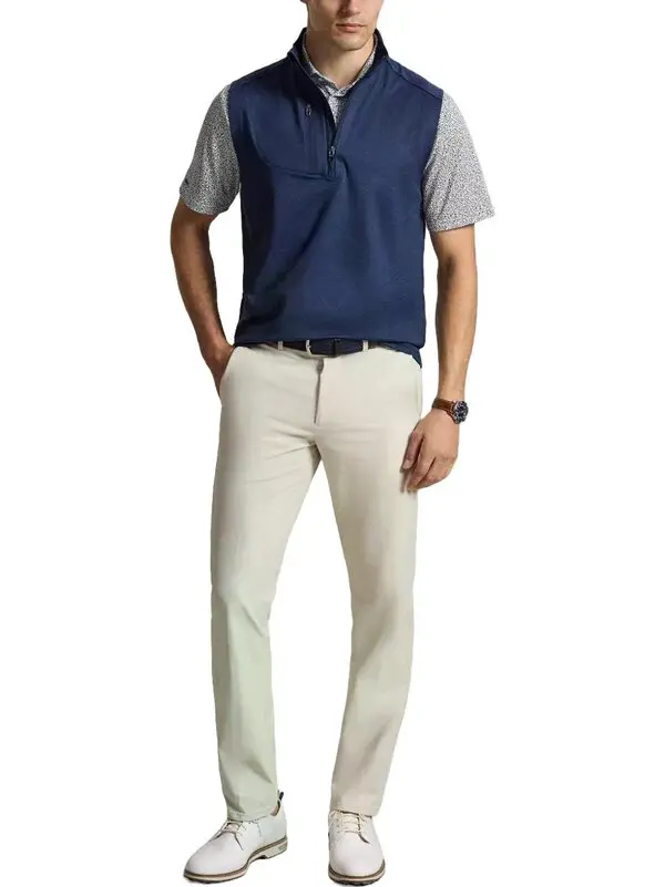 Rlx Ralph Lauren Half-zip Vest - Blue