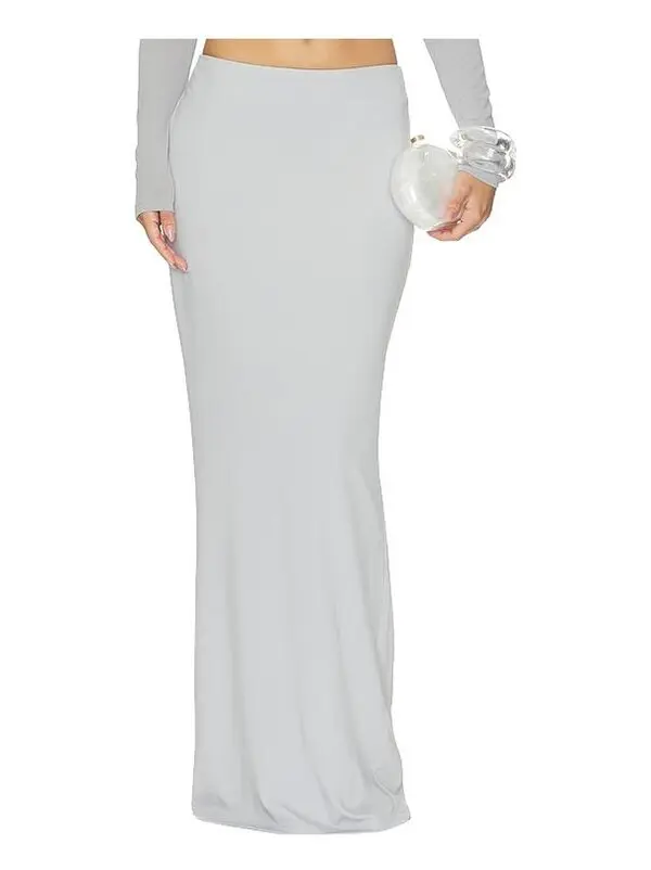 Nbd Amreen Maxi Skirt In . Also - Grey