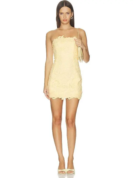 LOVERS AND FRIENDS Edith Mini Dress In . Also - Yellow