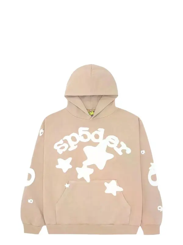 SP5DER Beluga Graphic-print Hoodie - Neutrals