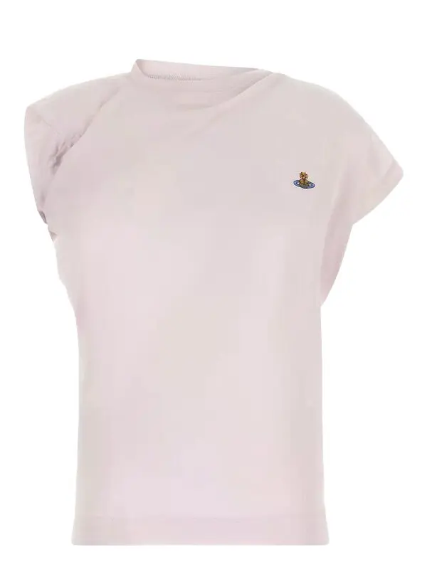 VIVIENNE WESTWOOD Hebo Asymmetrical Draped Top - Pink