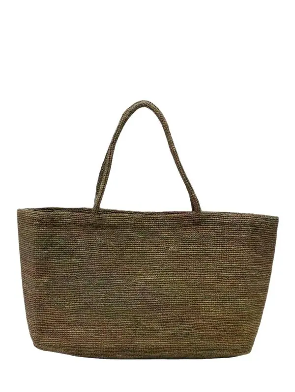 SOPHIE DIGARD Woven Raffia Tote Bag - Brown