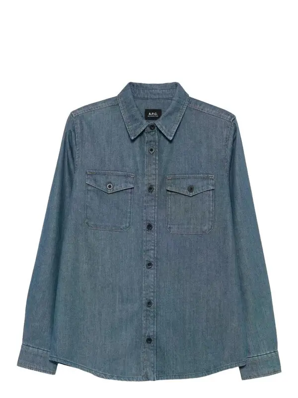 A.p.c. Denim Shirt - Blue