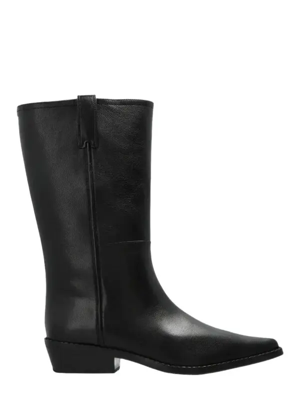 Michael Kors Farren Leather Boots - Black