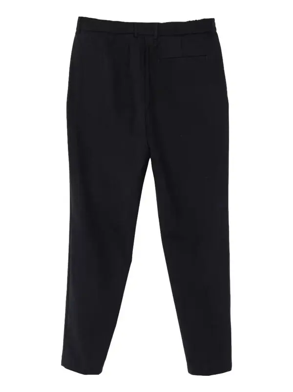 BOSS Virgin Wool Elasticated Waistband Trousers - Blue