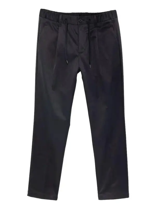 Herno Drawstring-waist Pleated Trousers - Blue