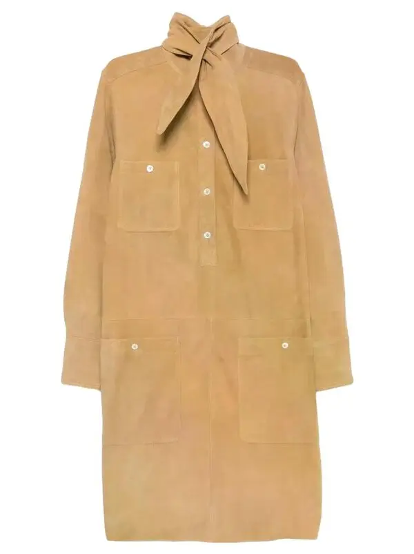 Polo Ralph Lauren Suede Mini Dress - Brown