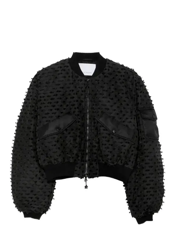 Cecilie Bahnsen Fil-coupé Jacket - Black