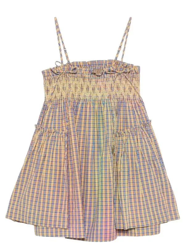 DAMSON MADDER Lilo Mini Dress - Brown