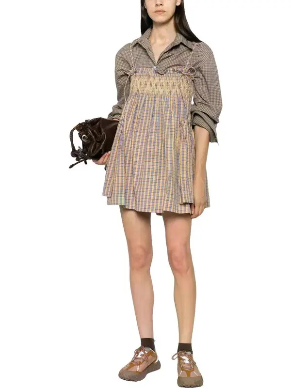 DAMSON MADDER Lilo Mini Dress - Brown