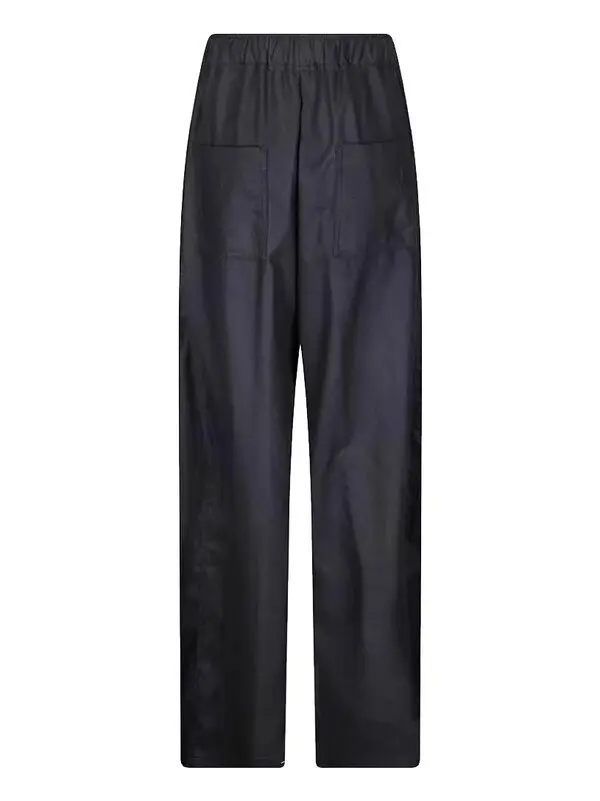 THELATEST Dora Elasticated-waistband Palazzo Pants - Black