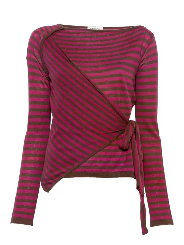 DAMSON MADDER Hannie Long-sleeve T-shirt - Purple