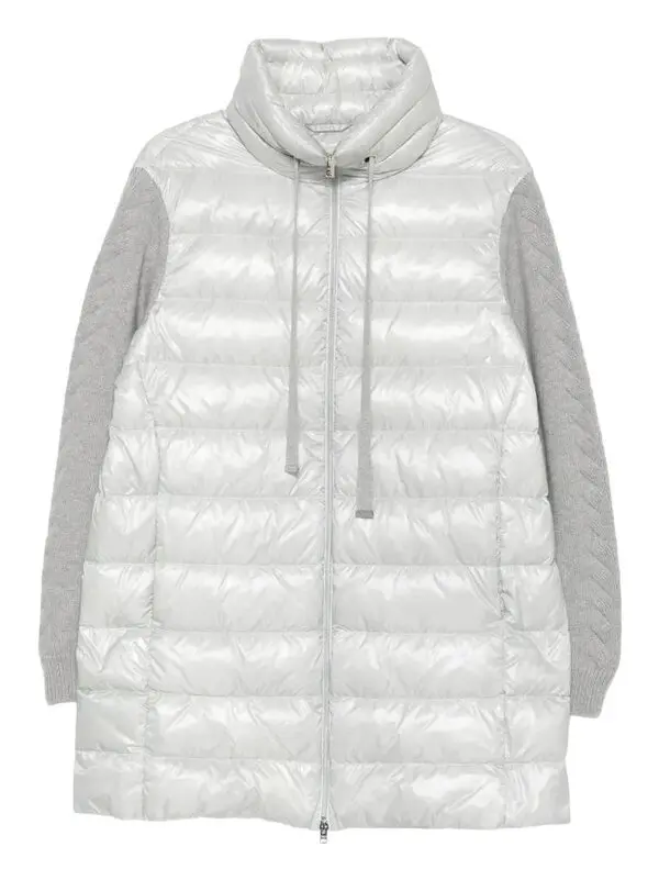 Herno Quilted Panelled Jacket - Grey