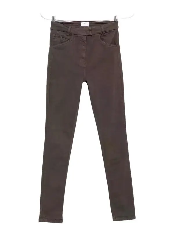 Marella Mlscondor Belt-loop Trousers - Brown