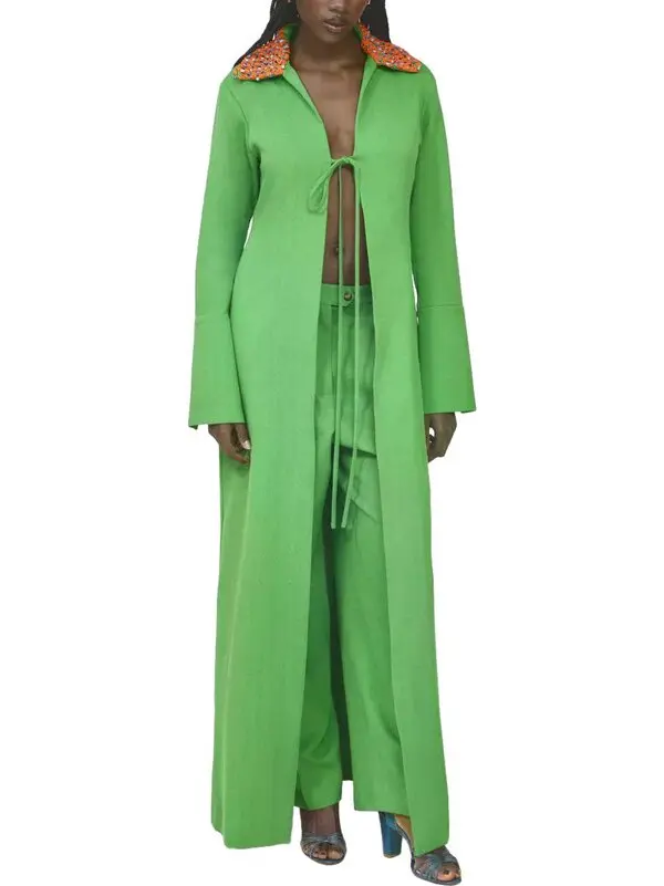 Rosie Assoulin Pleated Trousers - Green