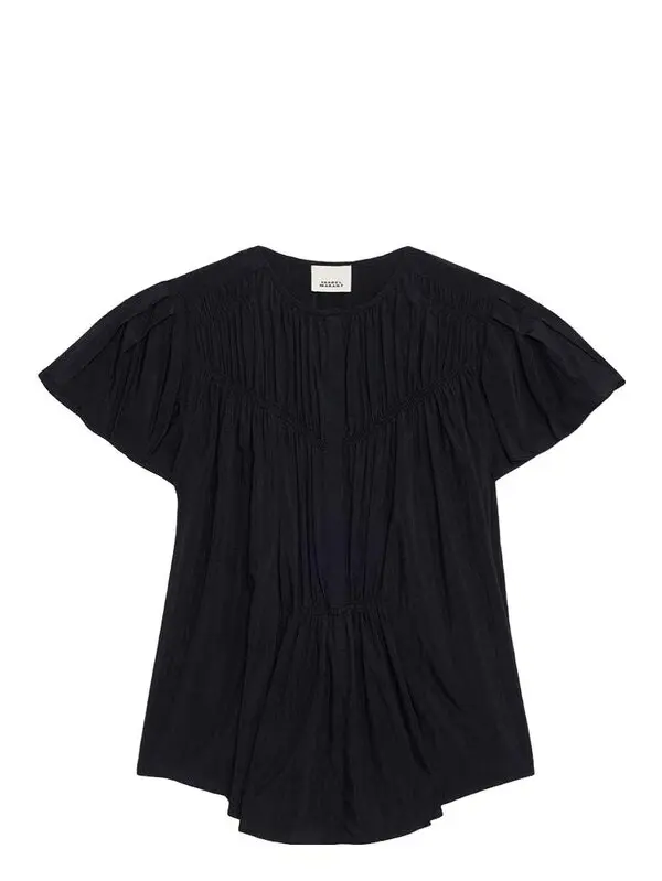 Isabel Marant Étoile Synda Gathered Blouse - Black
