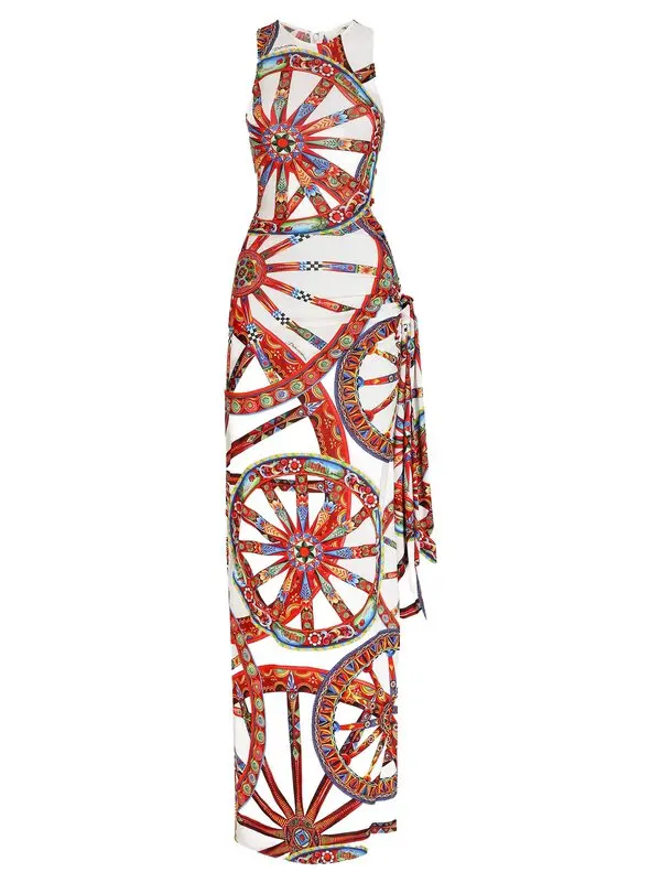 Dolce & Gabbana Printed Maxi Dress - Print