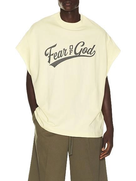 Fear Of God Cut Off 90's Shirt - Chalk
