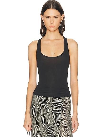 GRLFRND Essential Racerback Tank - Black
