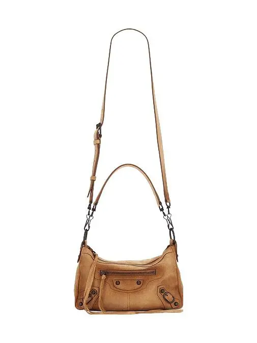Balenciaga Le City Mini Moto Bag - Camel
