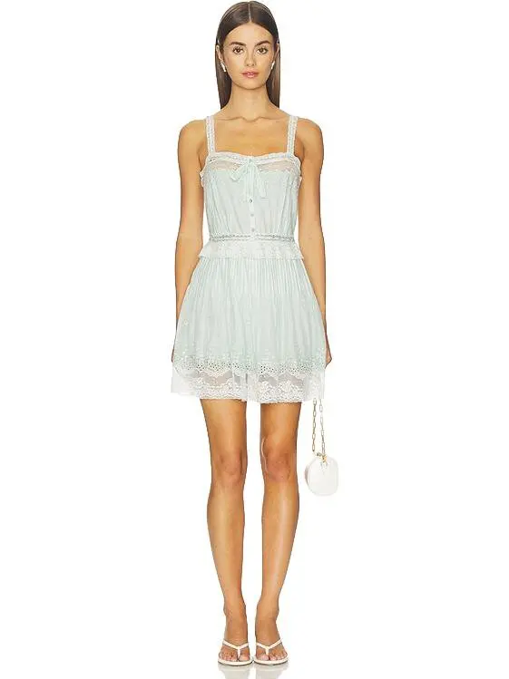 LoveShackFancy Hadlee Dress In . Also - Green
