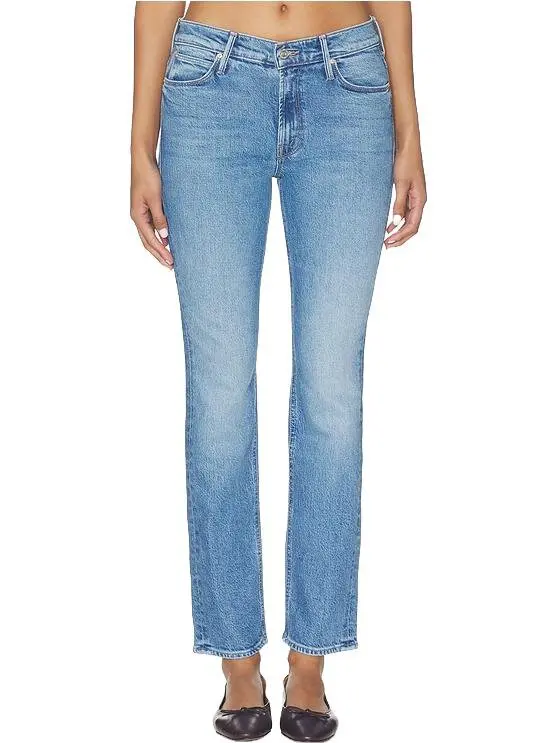 MOTHER The Mid Rise Dazzler Hover Jeans - Blue