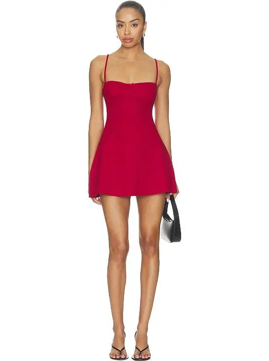 Majorelle Devon Mini Dress - Red