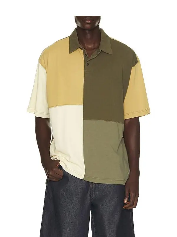 Brixton Deco Relaxed Polo In . Also - Multi