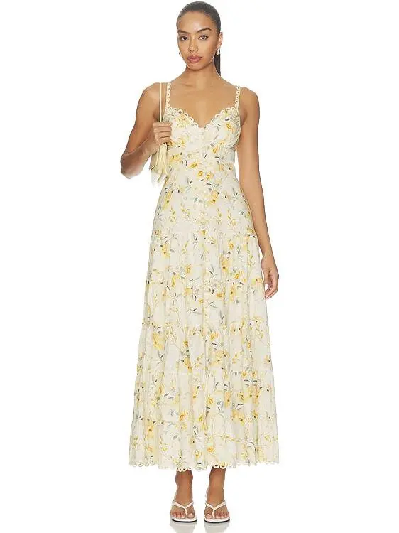 Astr The Label Tazia Dress In . Also - Yellow
