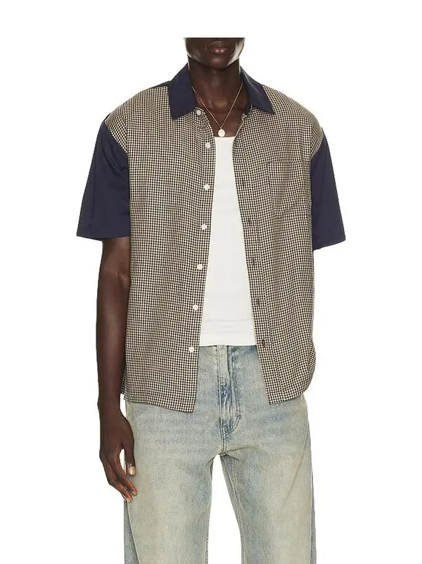 Brixton Cru Short Sleeve Shirt In . Also - Multi