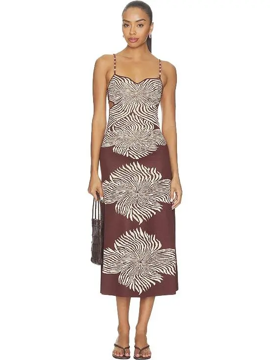 Alexis Rayana Dress - Brown