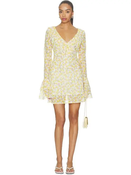 SISTER NY Mini Soleil Dress In . Also - Yellow
