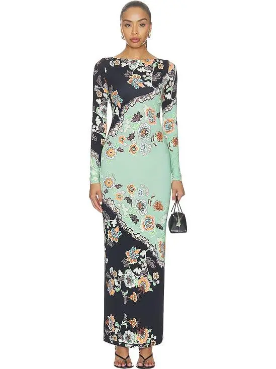 Roberto Cavalli Maxi Dress - Blue